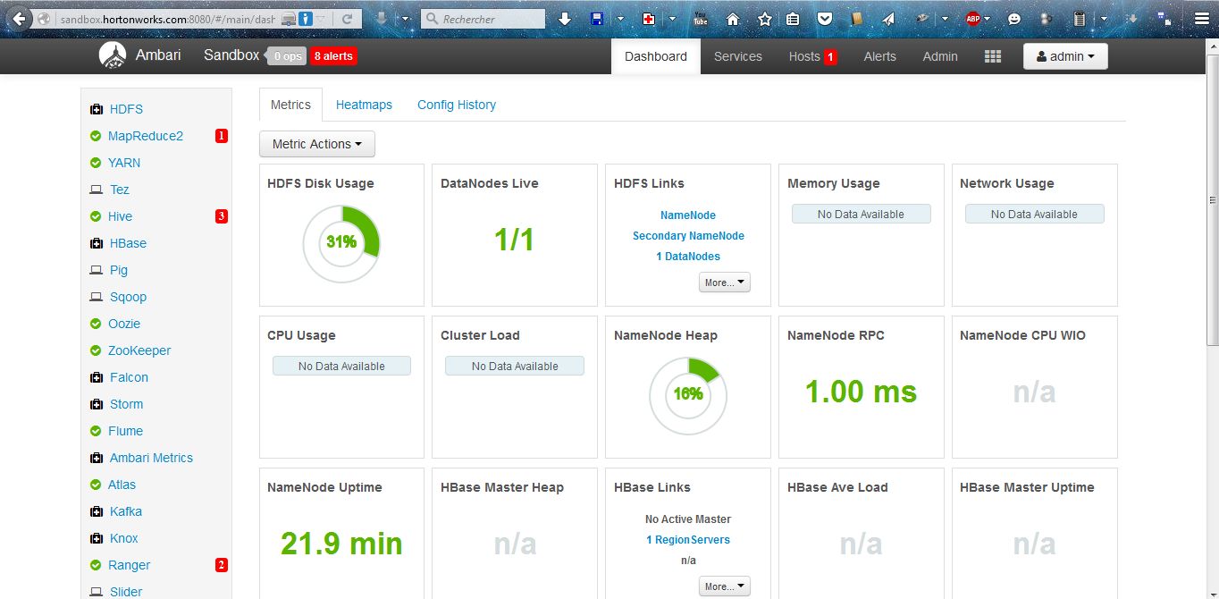 Solved: alert on sandbox.hortonworks.com HDP 2.3.2 - Cloudera Community - 101300