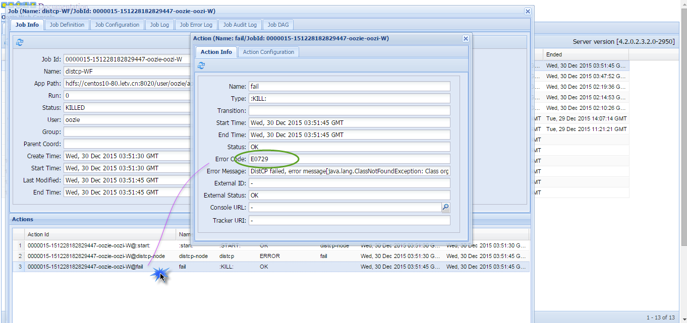 Solved: Could not run Oozie workflow with distcp-action - Cloudera Community - 101006