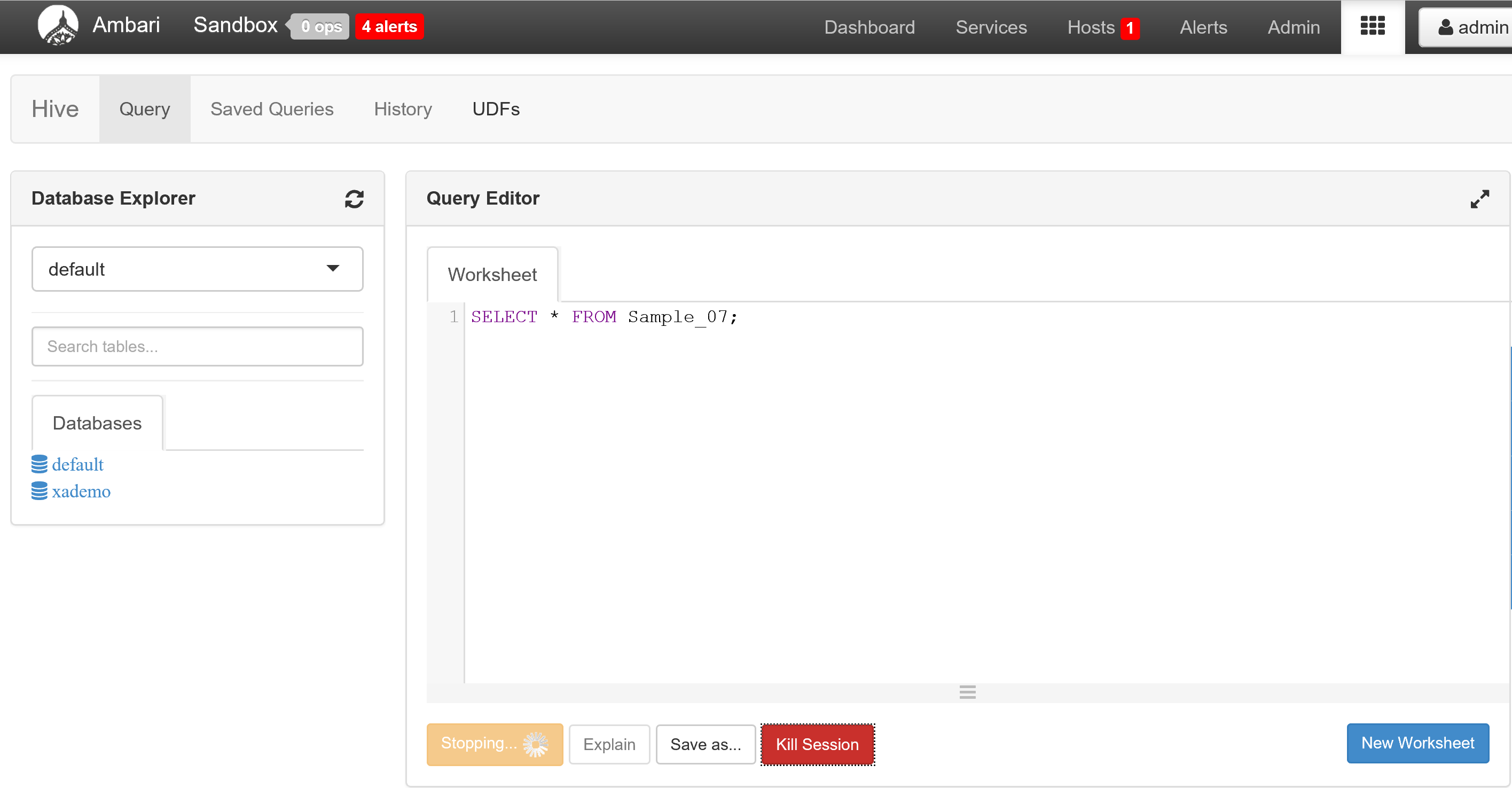 Solved: Unable to Kill Session in Hive - Cloudera Community - 100743
