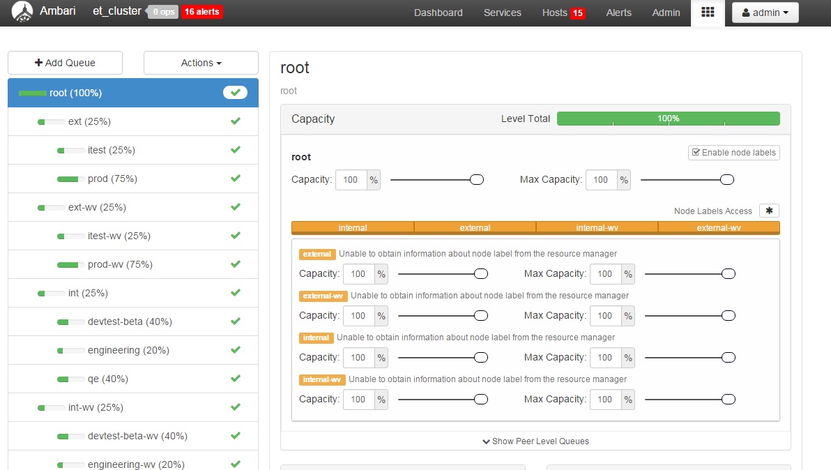 Solved: Node Label Configuration with HDP 2.3.x and Ambari... - Cloudera Community - 96269