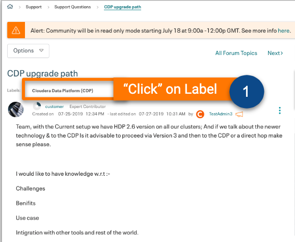 How Do I Help On Common Community Features Cloudera Community 92602 