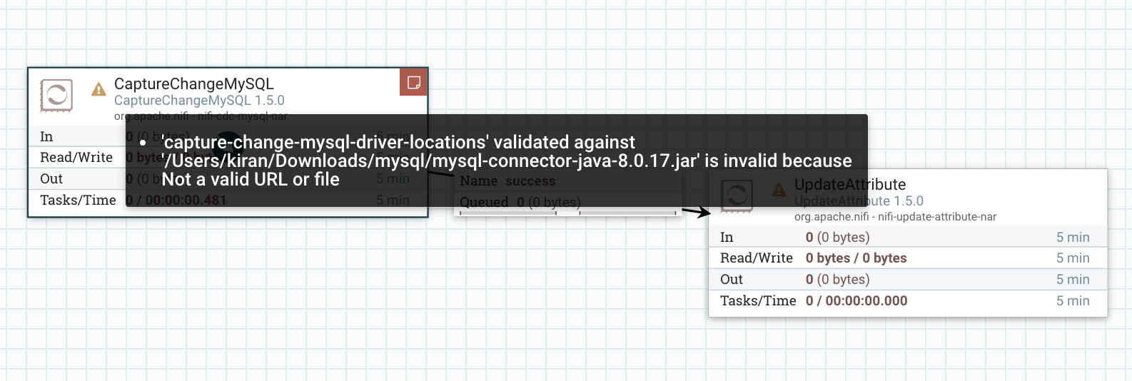 "Can't load database driver" in CaptureChangesMysq... - Cloudera ...