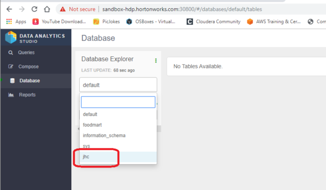 Solved: HDP Sandbox: New tables and databases not visible ... - Cloudera Community - 277851