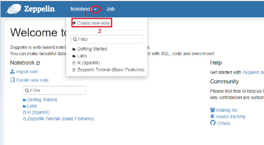 Solved: Unable to create the notebook in zeppelin . - Cloudera Community - 286172