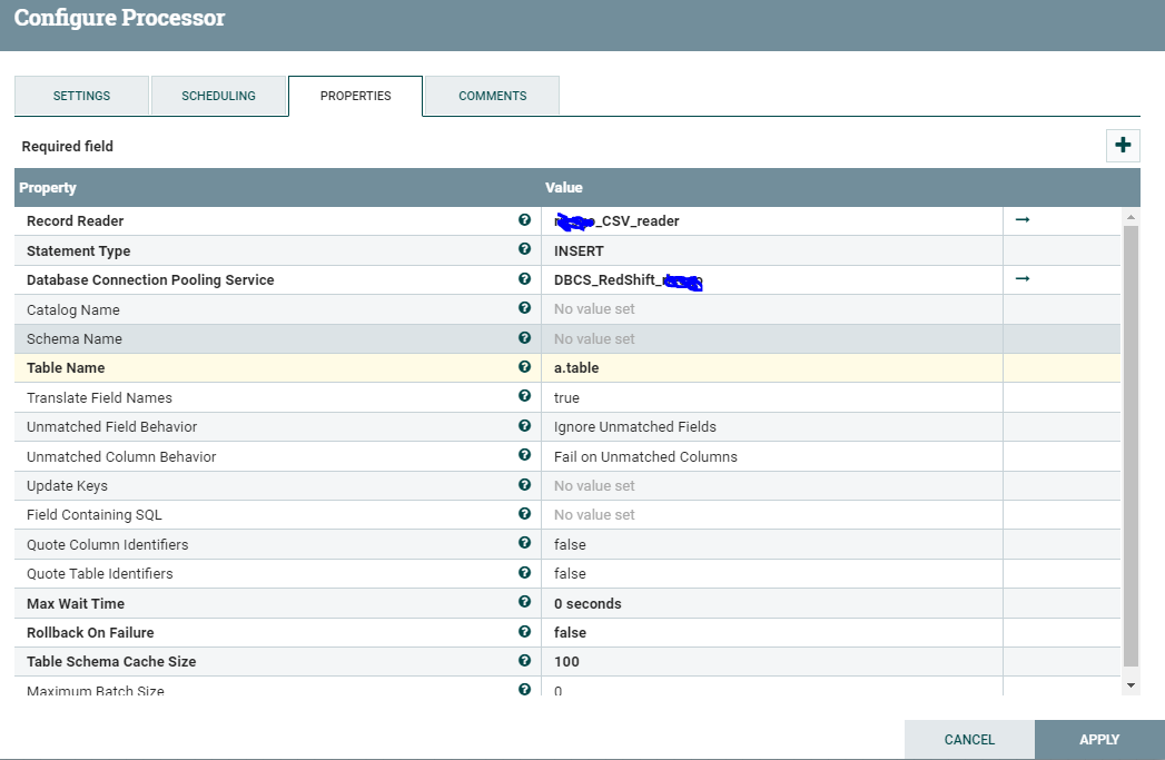 Solved Putdatabaserecord Fields Dont Map Database Colums Cloudera Community 287735