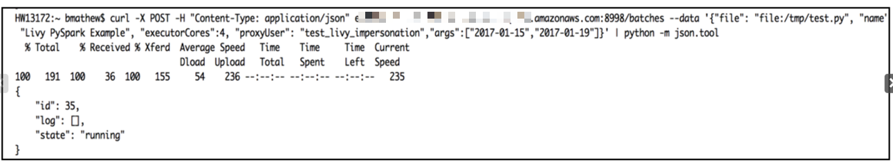 Pyspark With Livy Via Script Submission And Zeppel Cloudera