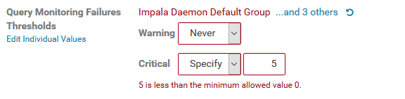 Solved: Impala - Query Monitoring Failures Threshold can't... - Cloudera Community - 292140