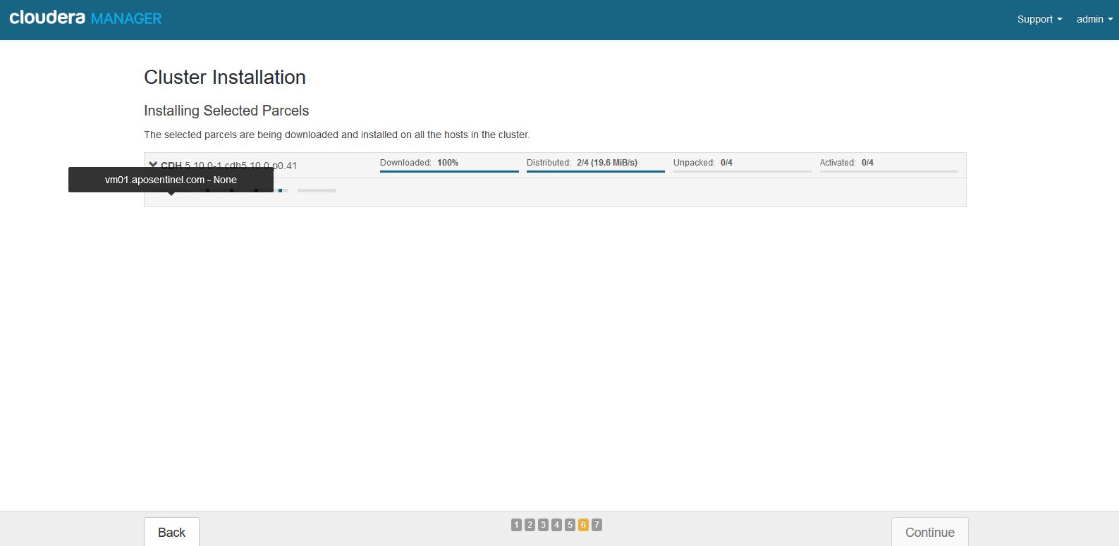 Solved: Cluster Installation distributing parcel problem - Cloudera Community - 51642