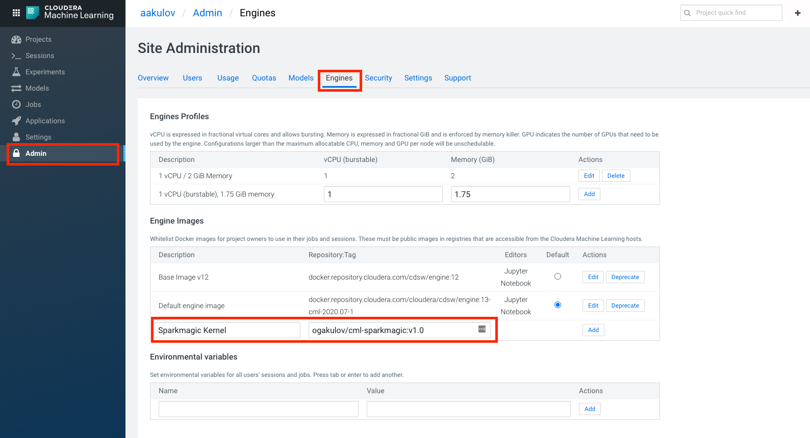 How To Setup Custom Jupyter Kernel In Cml Cloudera Community 303677