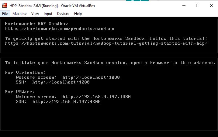 Unable to initiate Hortonworks Sandbox session in ... - Cloudera Community - 304751