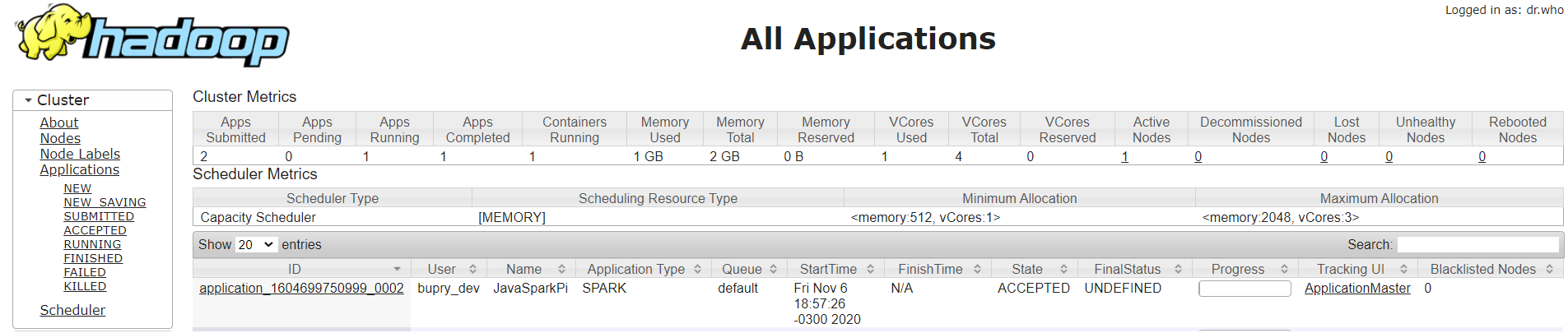 Process Stuck in Hadoop Cluster - Cloudera Community - 305553