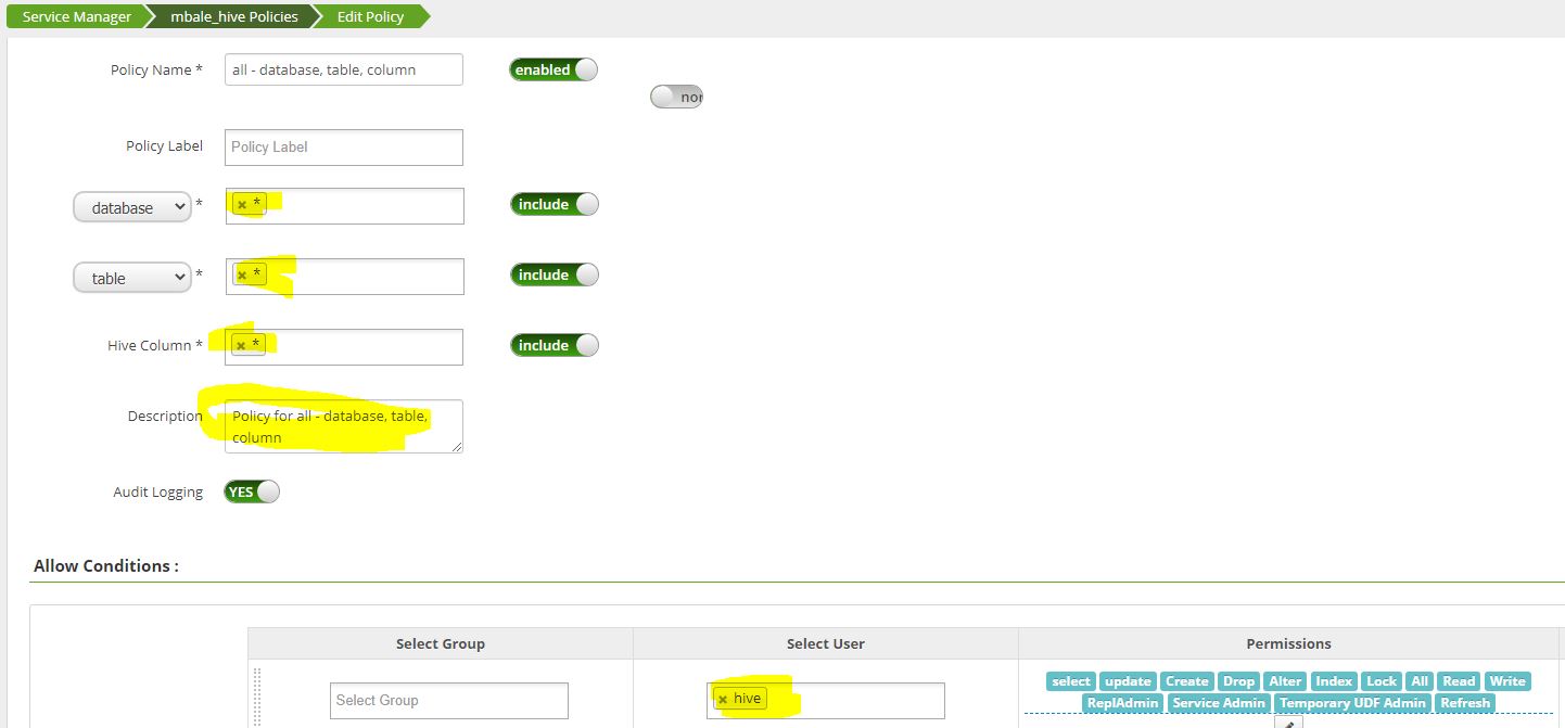 How To List All Hive Databases That I Have Access Cloudera