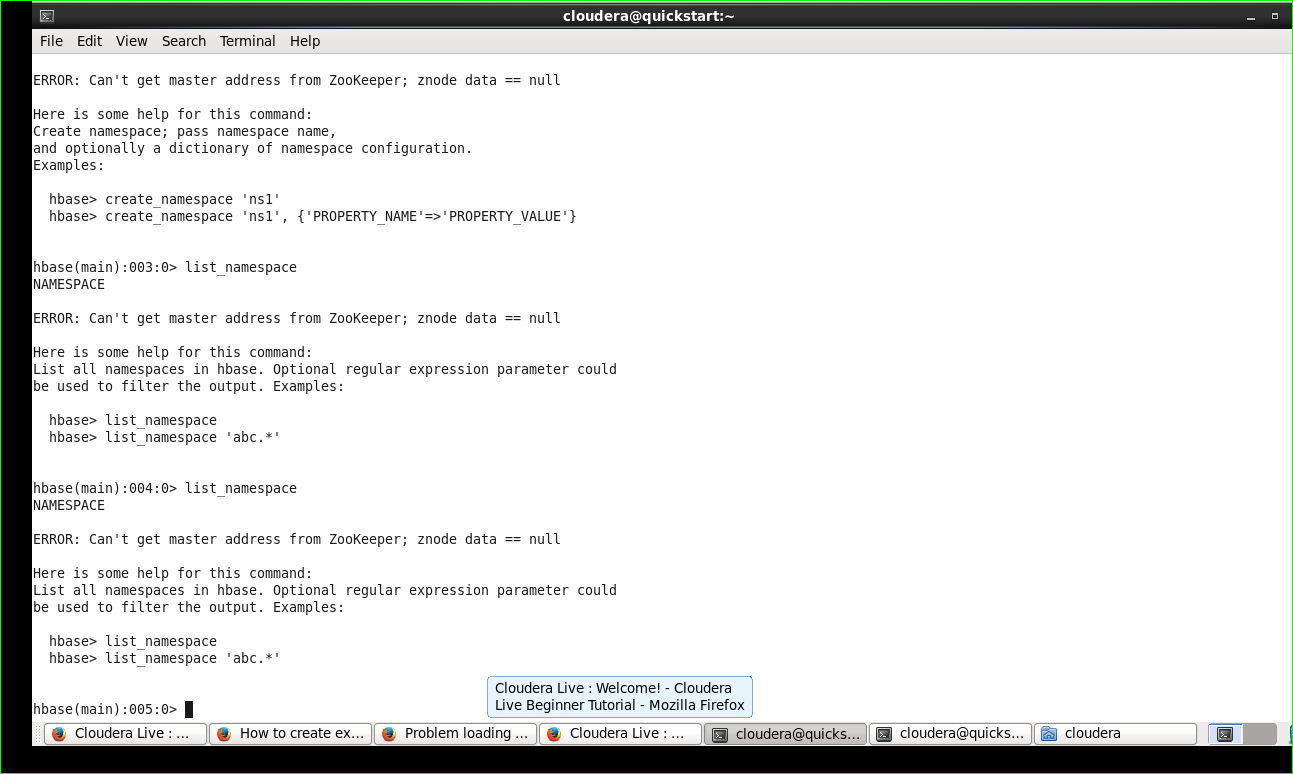 how to start hbase shell on cloudera ? - Cloudera Community - 56189