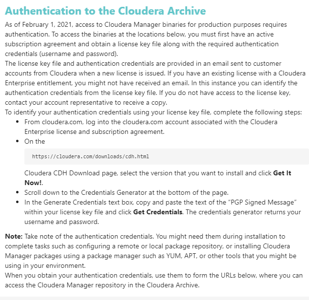 Solved: Not able to download cloudera manager CDH5 - Cloudera Community - 314182