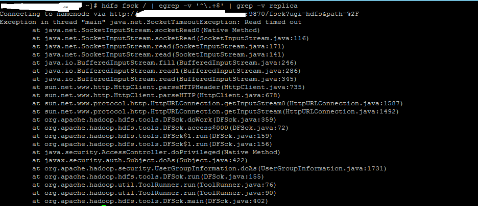 Solved Error While Executing Hdfs Fsck Command Cloudera Community