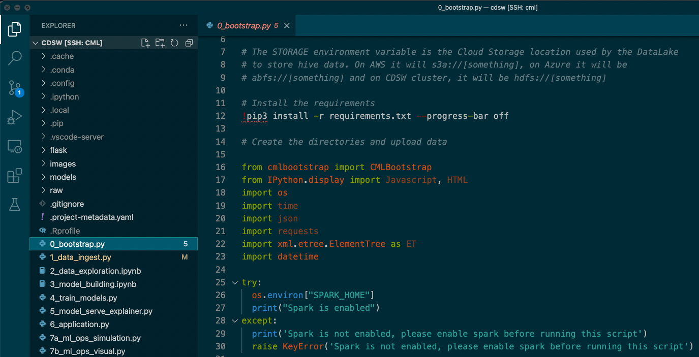 Using VS Code with CML/CDSW Runtimes - Cloudera Community - 324897