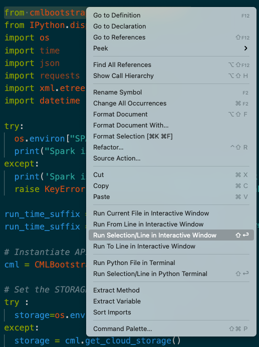 Using VS Code with CML/CDSW Runtimes - Cloudera Community - 324897