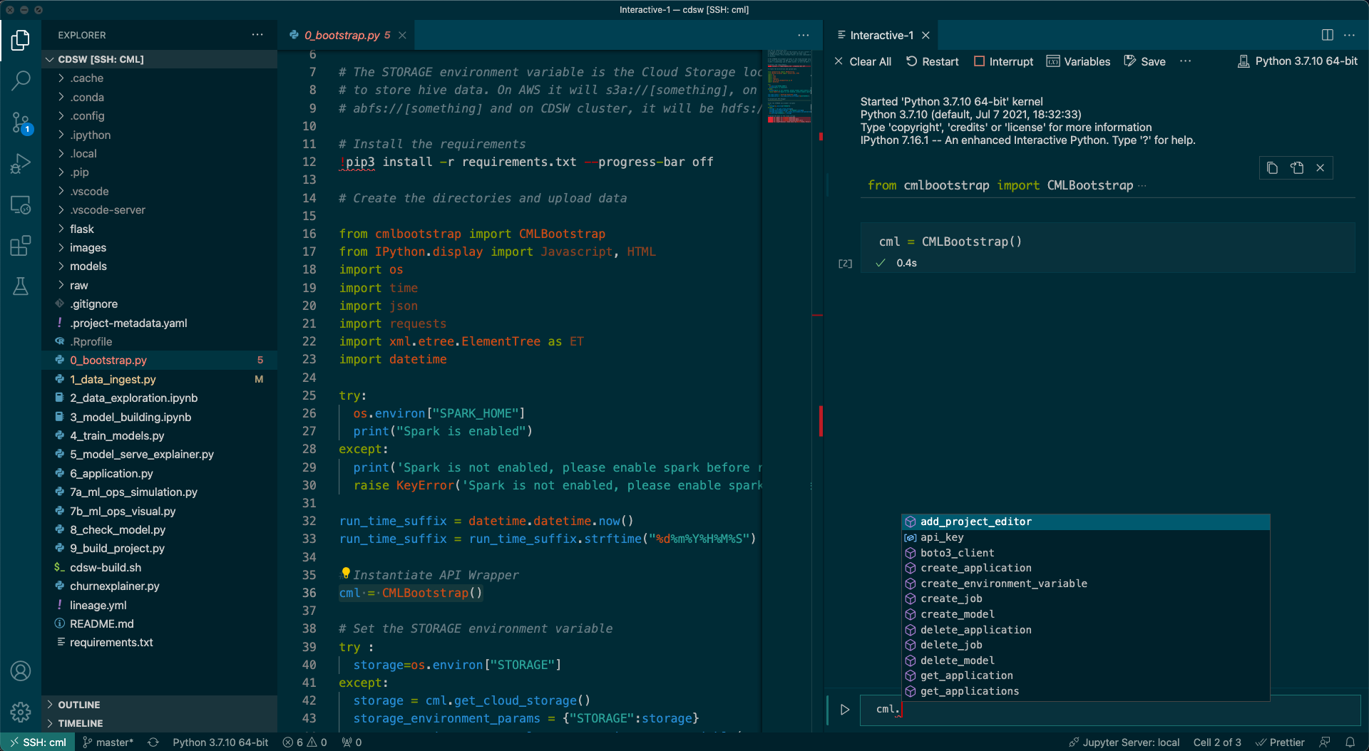 Using VS Code with CML/CDSW Runtimes - Cloudera Community - 324897