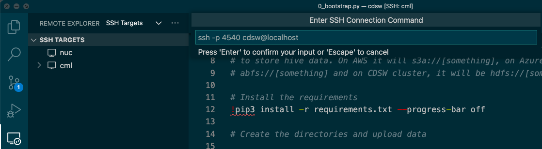 Using VS Code with CML/CDSW Runtimes - Cloudera Community - 324897
