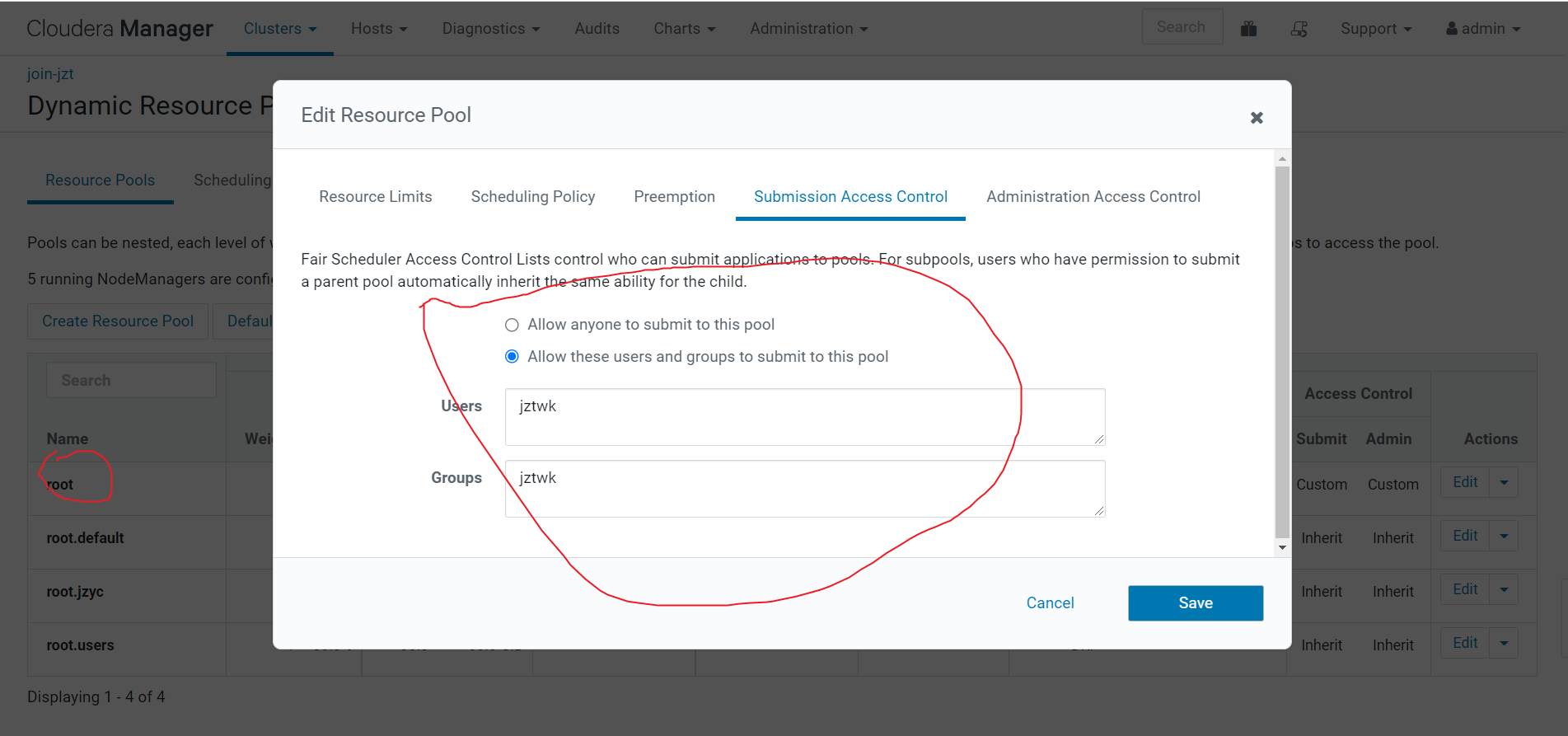 Solved: How can I edit Submission Access Control of Impala... - Cloudera Community - 329316