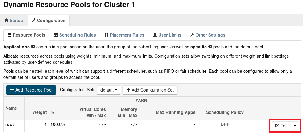 Solved: Queues configured for YARN dynamic resource pool o ...