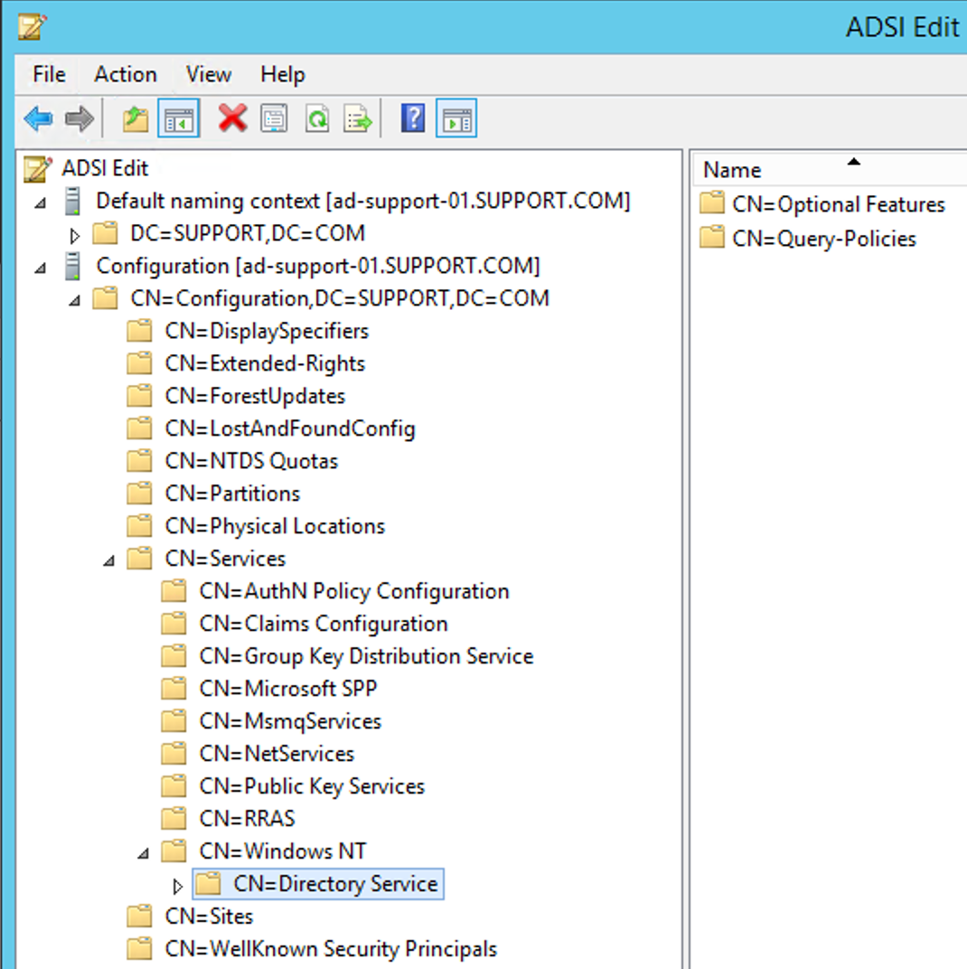 How to make CN=Configuration branch visible in AD - Cloudera Community ...