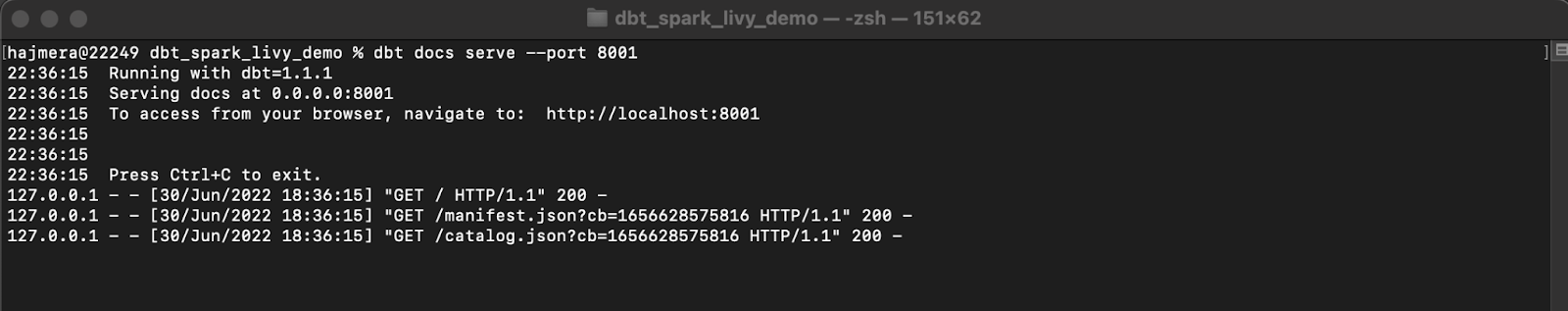 Getting started with dbt-spark-livy adapter - Cloudera Community - 373228