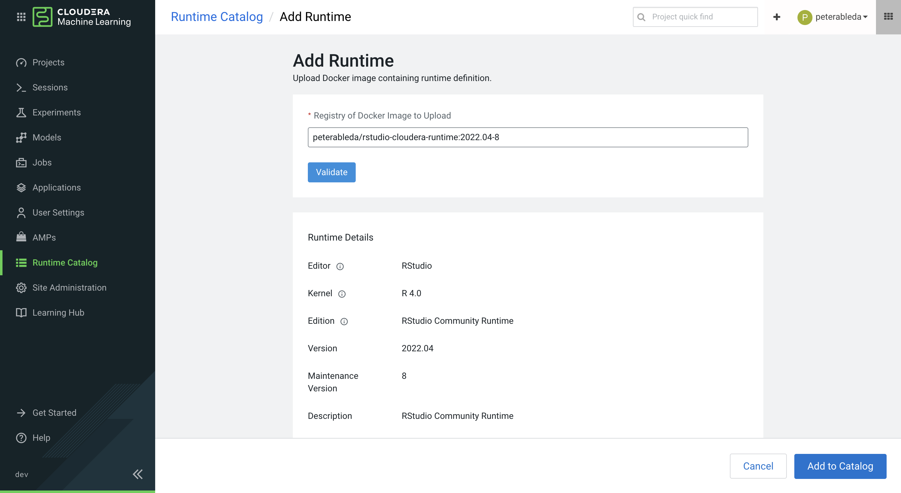 Using RStudio as an Editor with ML Runtimes - Cloudera Community - 325166