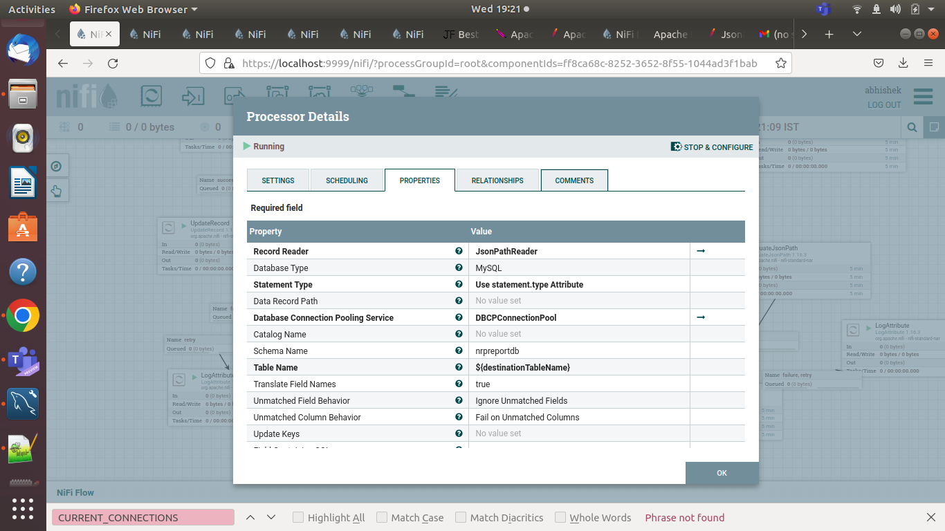 Solved Putdatabaserecord Processor Error Record Does No Cloudera Community 348901