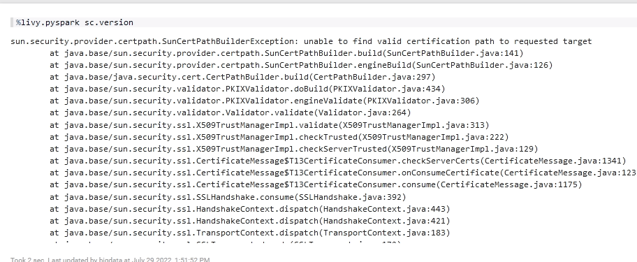 Solved: CDP - Zeppelin - Livy Error - Cloudera Community - 349088