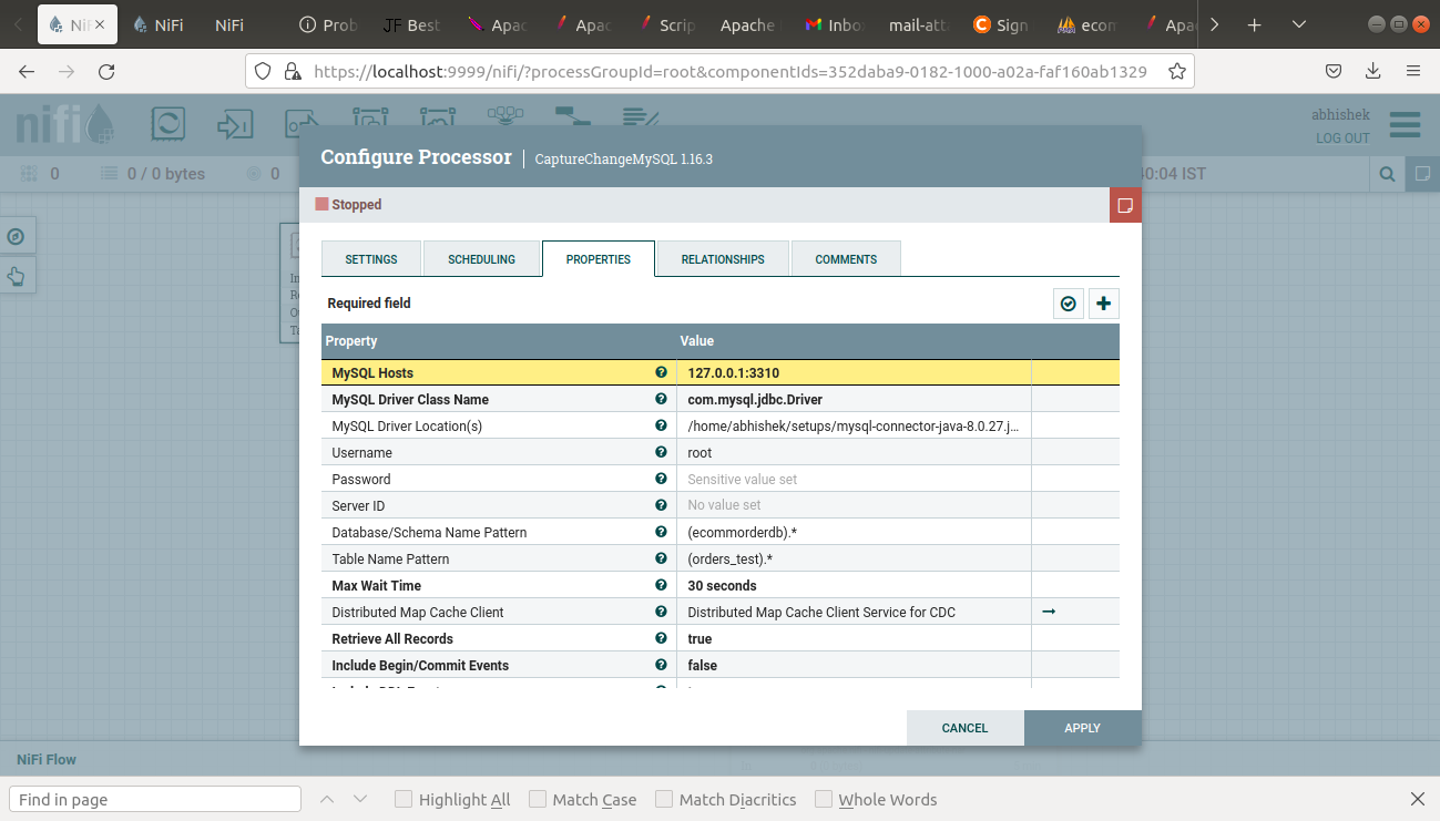 Solved: CaptureChangeMySql processor error "Could not conn... - Cloudera Community - 349428