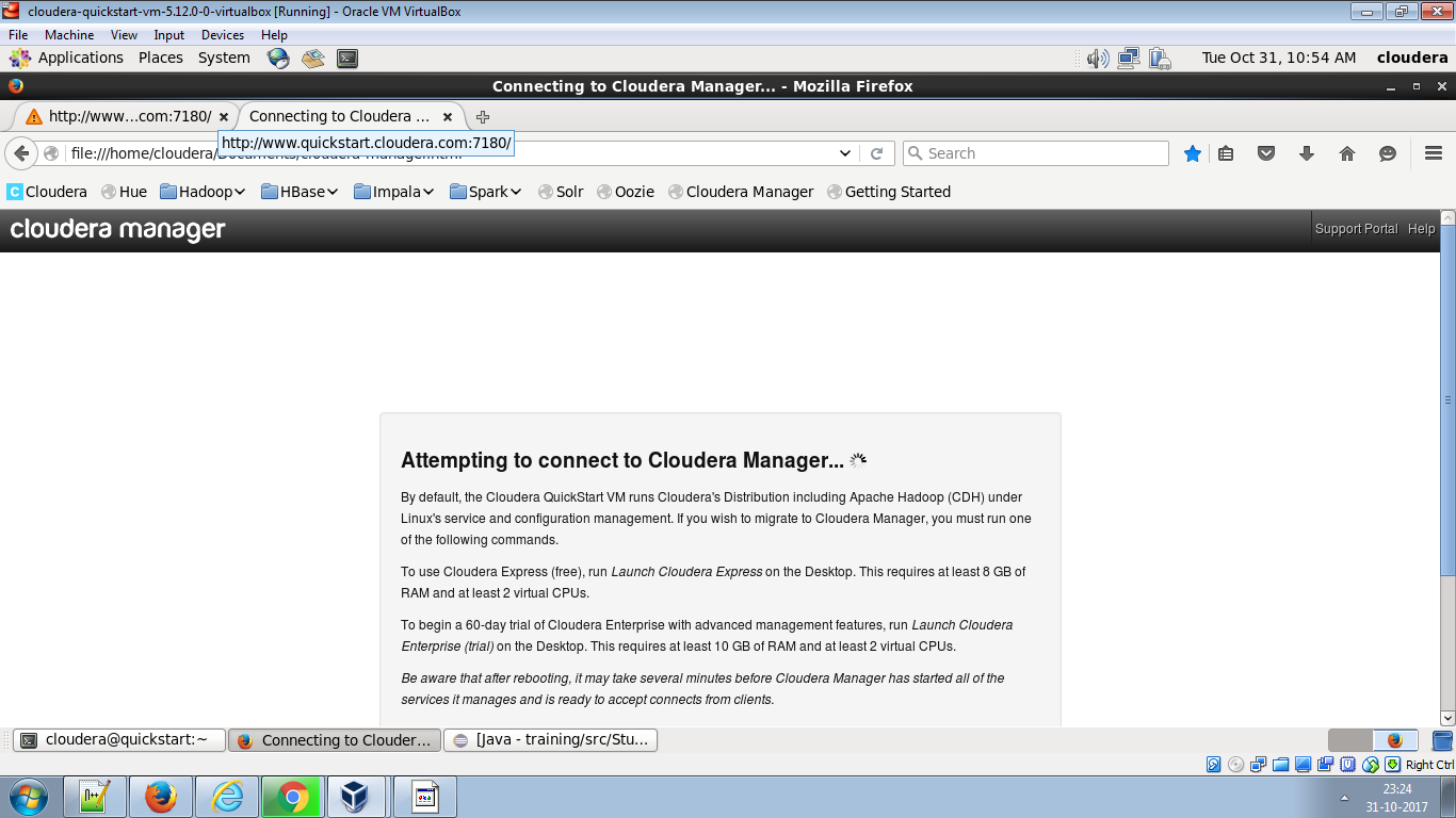 Attempting to connect to Cloudera Manager - Cloudera Community - 61400