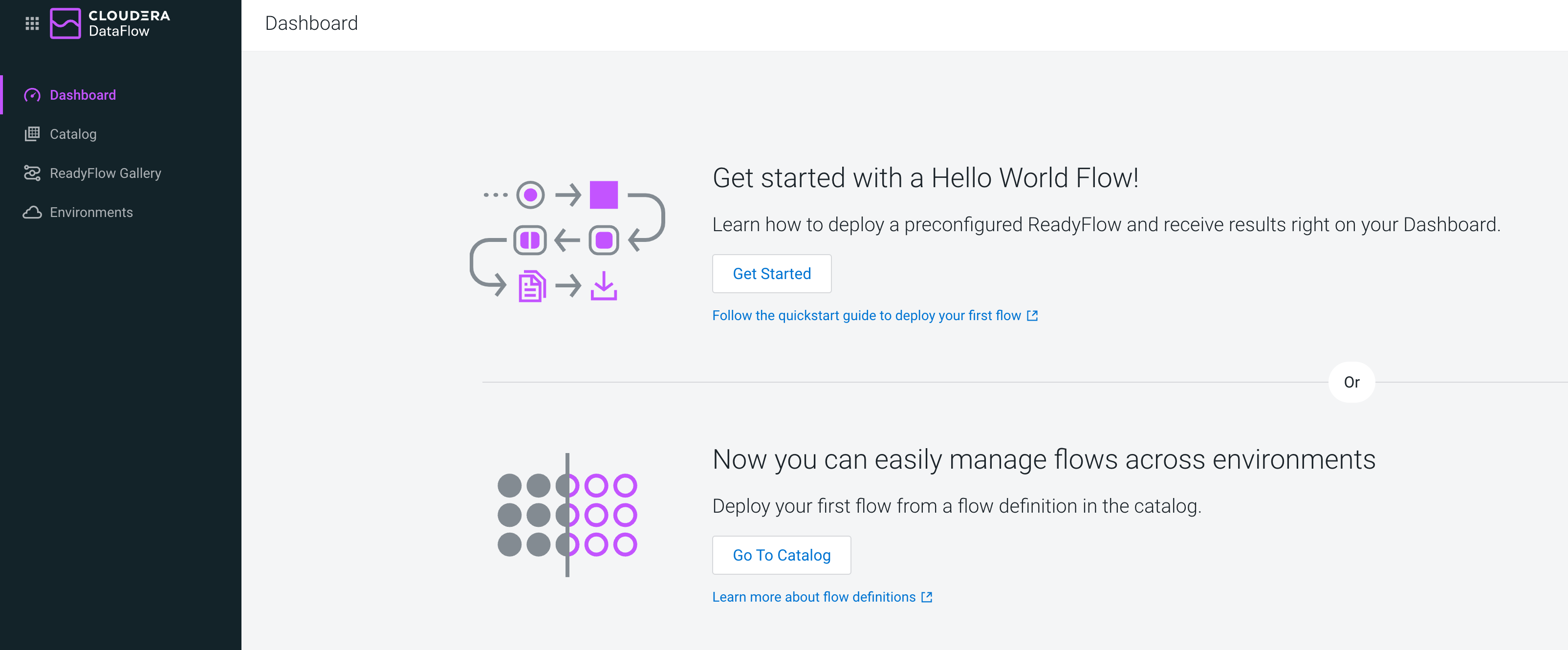Cloudera DataFlow for the Public Cloud 2.2 improves First Time User ...