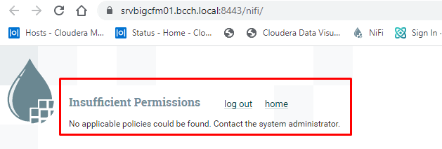 Nifi login error ( when ldap login is applied ) - Cloudera Community - 352350