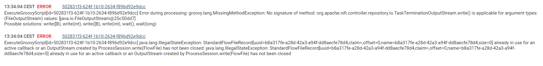 Nifi Groovy Apache Poi For Excel In Outputstre Cloudera
