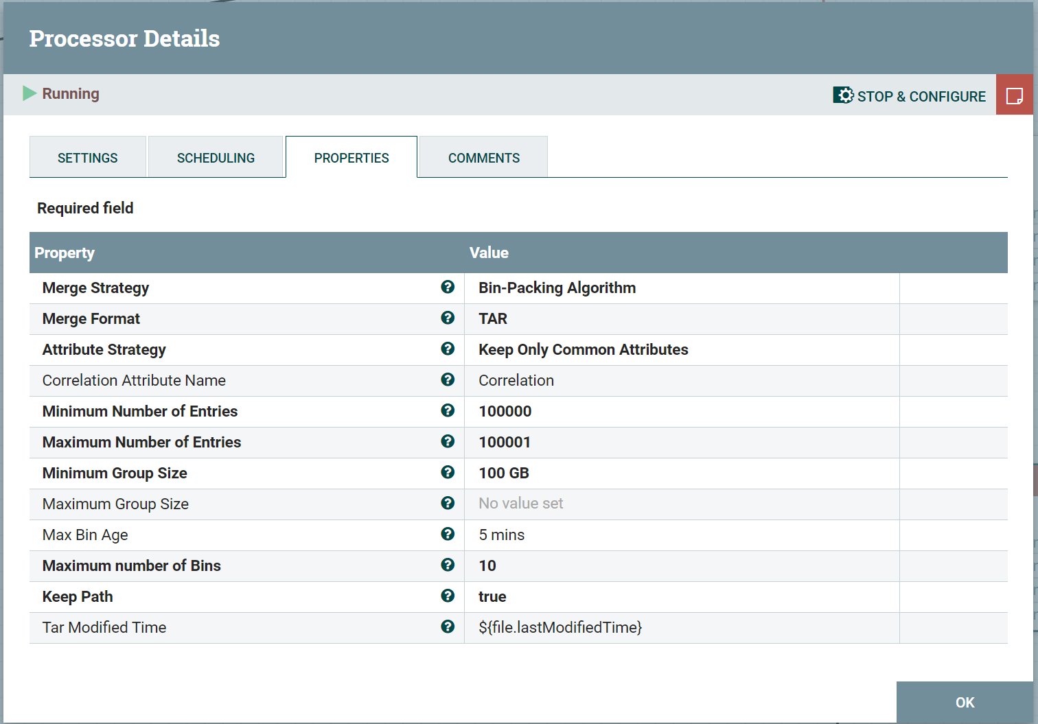 Solved: tar size limit in MergeContent ? - Cloudera Community - 353768