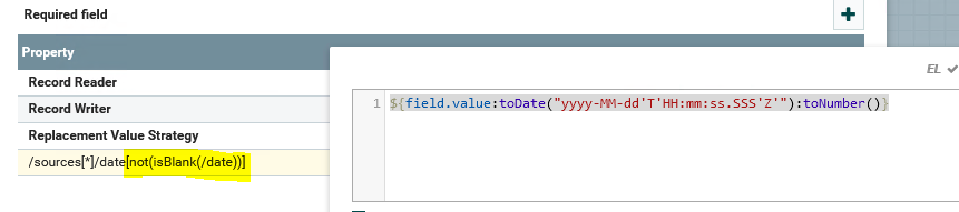 NiFi updateRecord - dealing with Blank fields - Cloudera Community - 356378