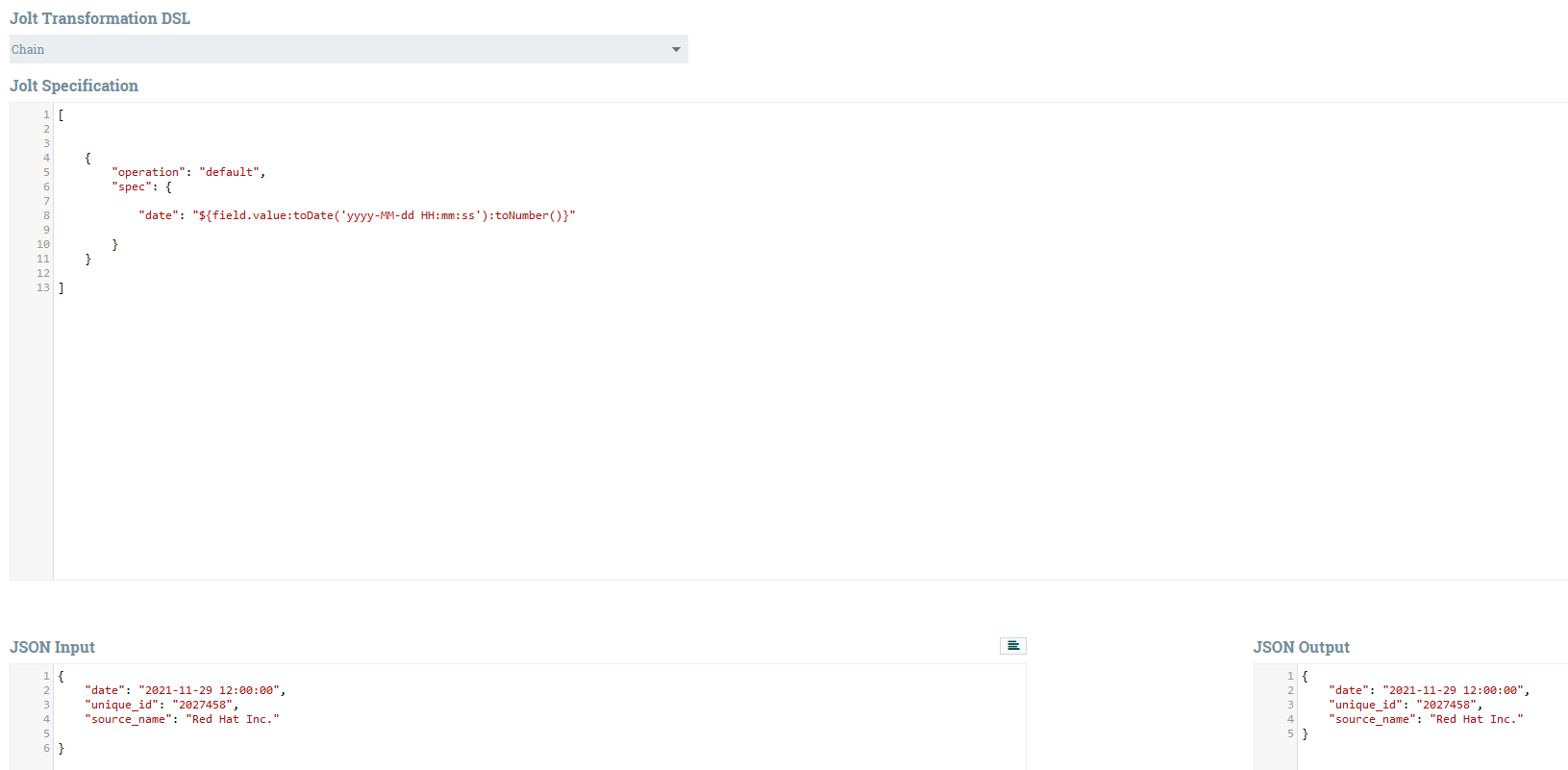 Solved: Date Transformation using JoltTransform - Cloudera Community - 356734