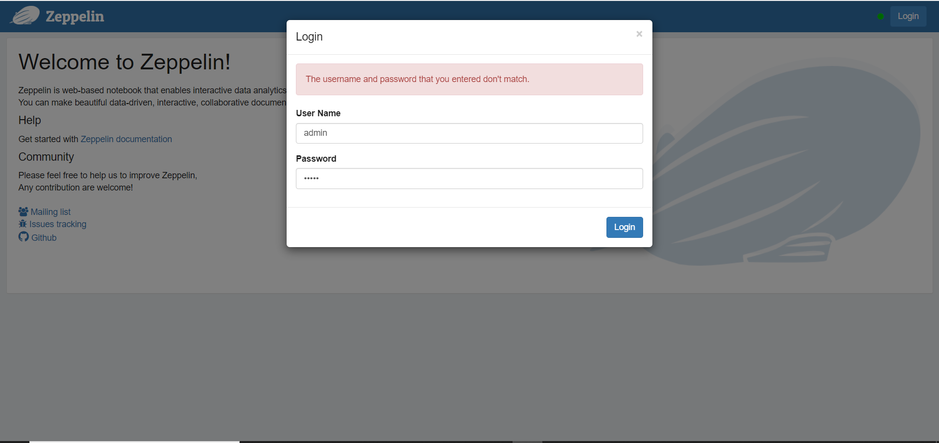 Zeppelin Login in cloudera manager - Cloudera Community - 357876