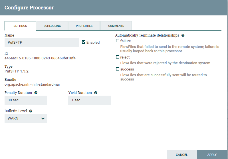 Solved: PutSFTP - Need help - Cloudera Community - 363170