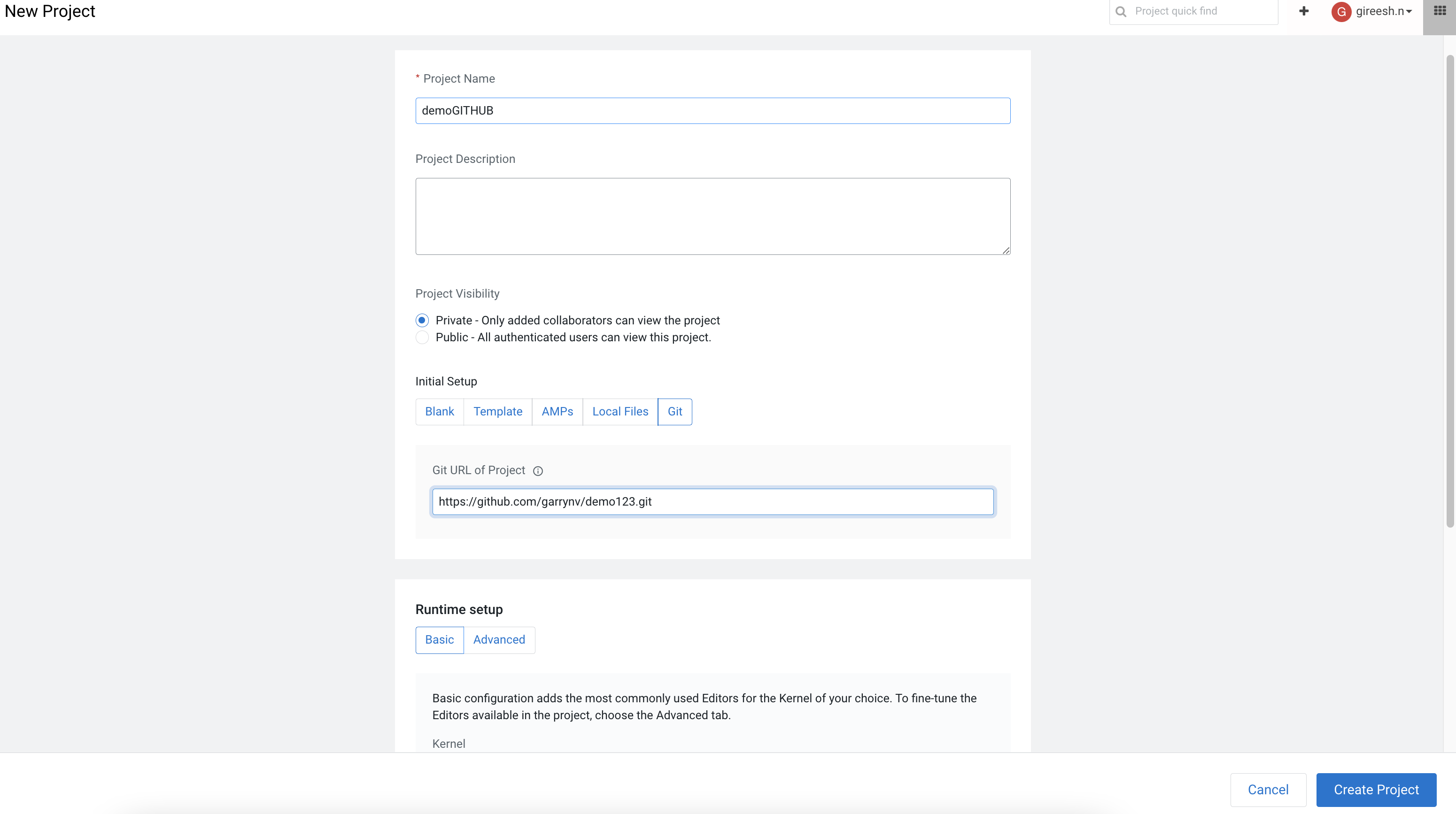 CDSW - CML || How to import a private repository f... - Cloudera Community - 364823