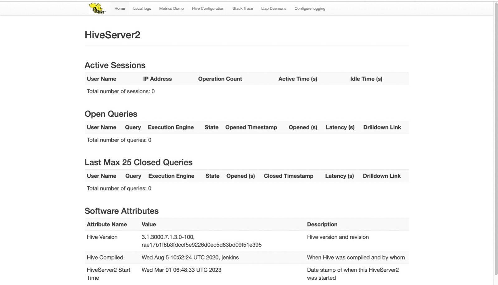 How do I view Session and Query details in hiveser... - Cloudera ...