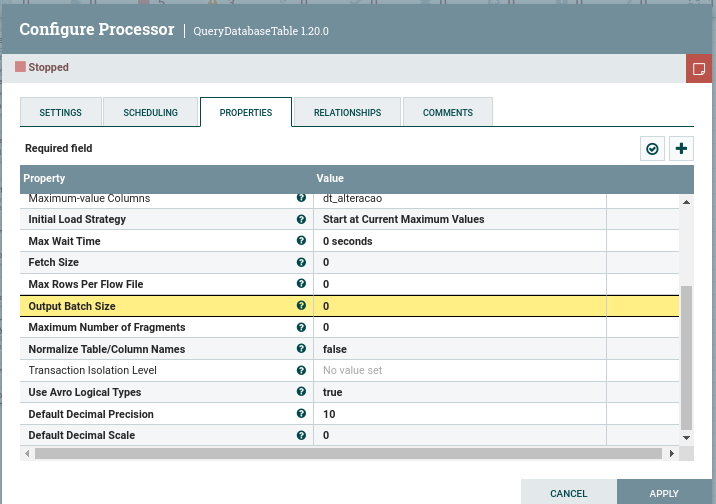 QueryDatabaseTable max-value-columns - Cloudera Community - 367027