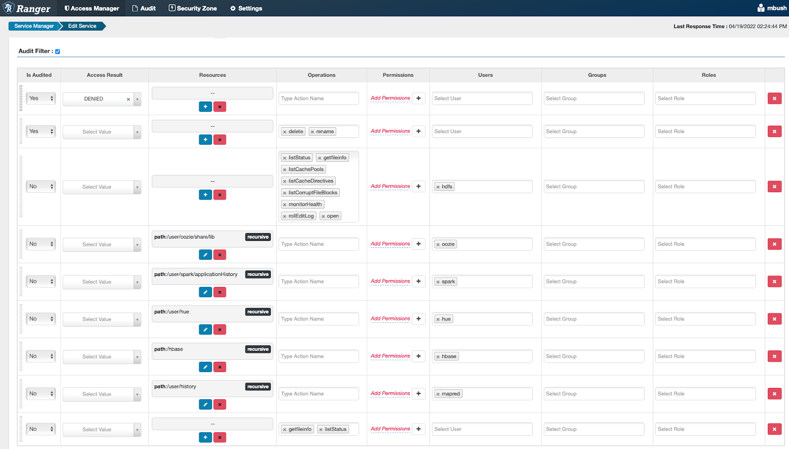 Review and Optimize Ranger Audit Verbosity - Cloudera Community - 372477