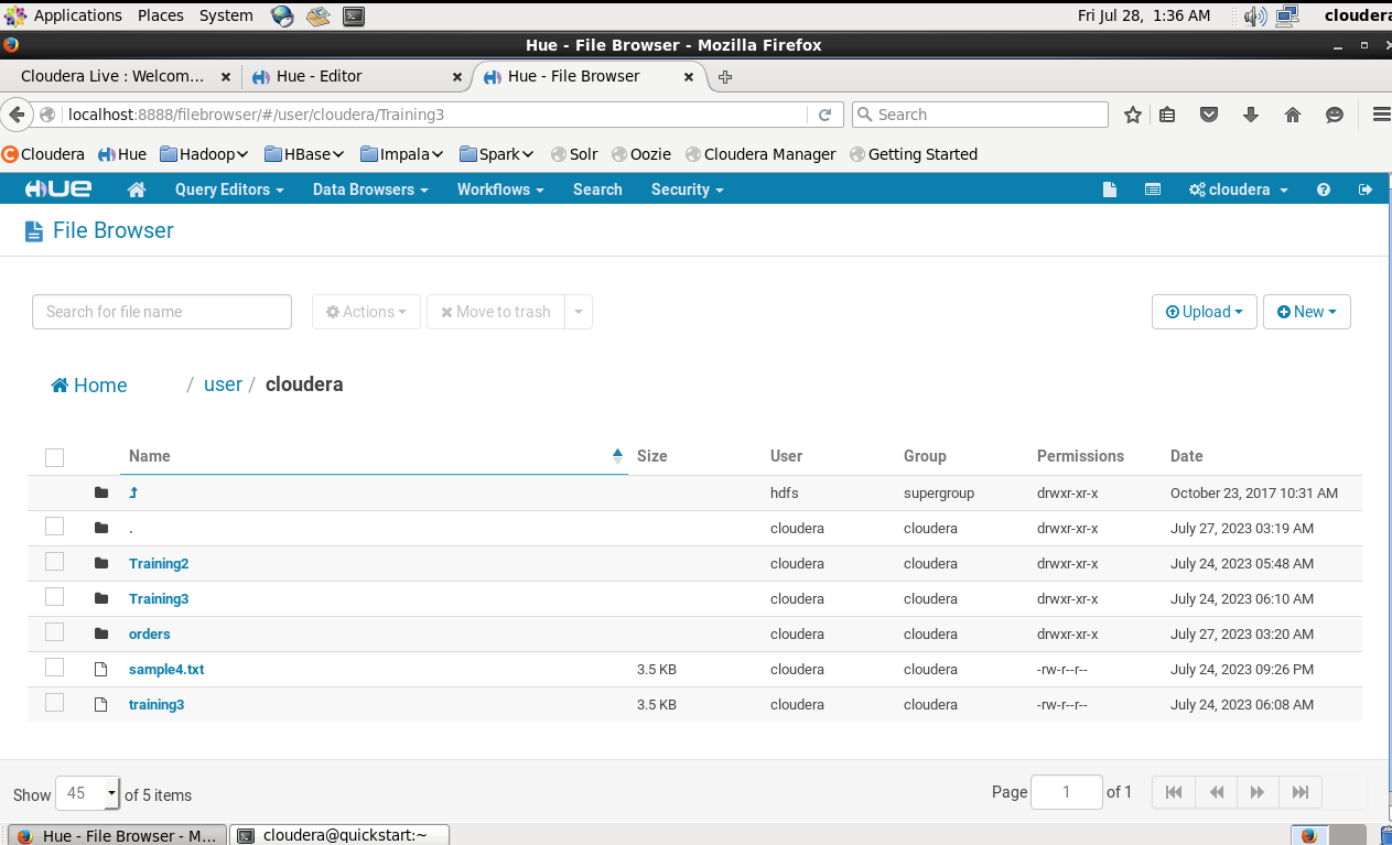 Why am I unable to navigate inside a folder using ... - Cloudera Community - 374593