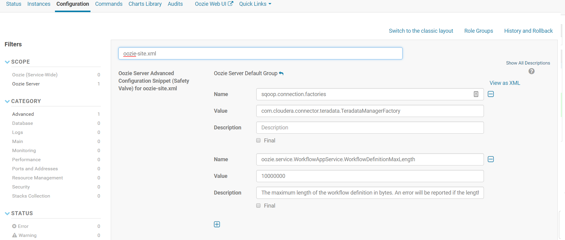 Solved: Cloudera Manager: oozie.service.WorkflowAppService... - Cloudera Community - 64413