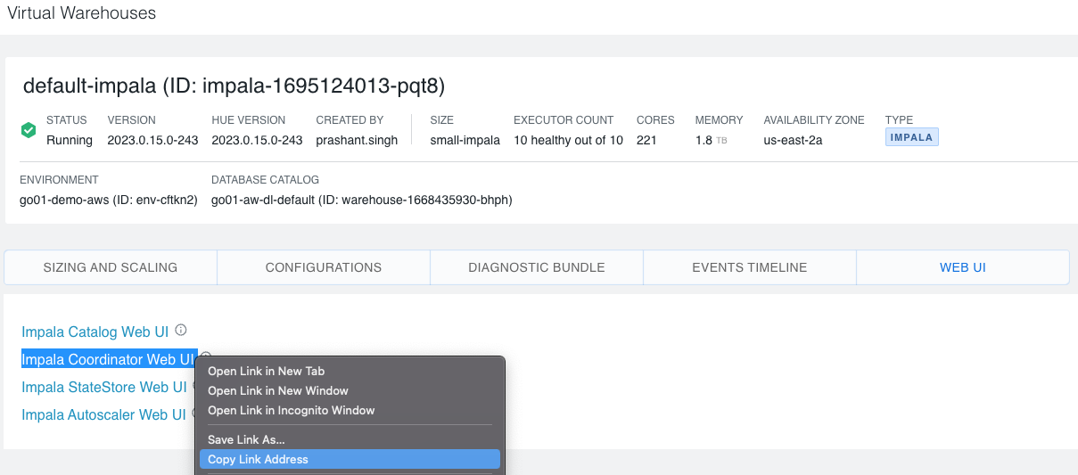 How to connect to CDW (Impala) to return actively ... - Cloudera Community - 378441