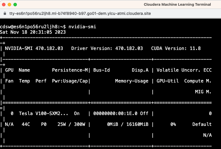 Cml Runtime With Nvidia Libs And Vscode Editor Cloudera Community 379181