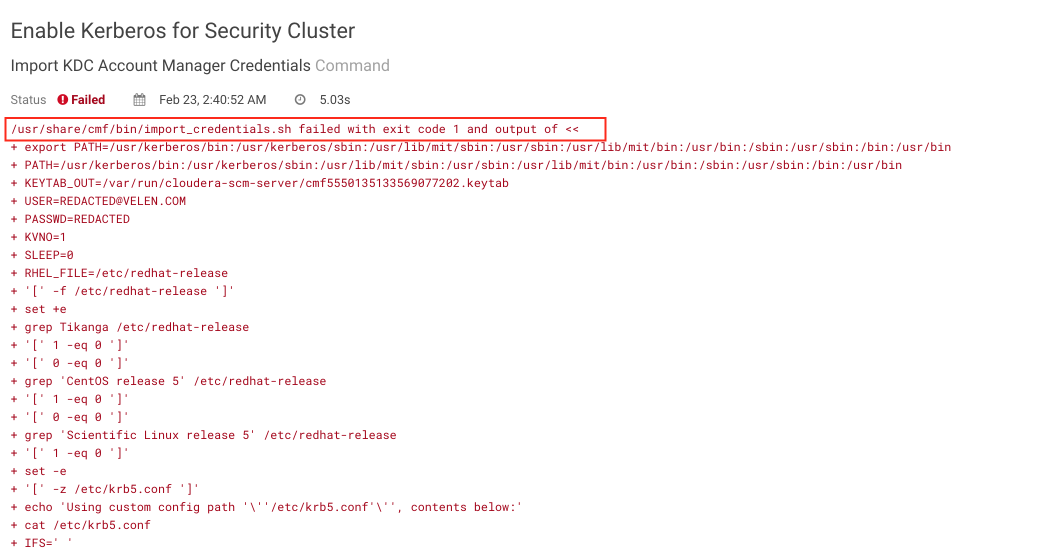 Solved: Custom Kerberos Keytab Retrieval Script is not wor... - Cloudera Community - 64865