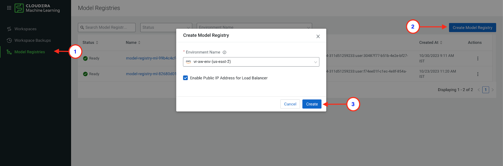 How To Setup Model Registry On Cloudera Machine Le Cloudera Community 379818 